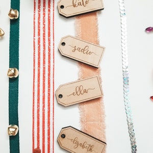 Pack of 10 Personalized Gift Tags, Name Tags for Gift Wrapping ...