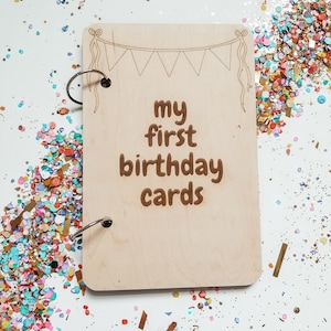 First Birthday Card Holder, Card Keepsake Holder, Birthday Keesake ...
