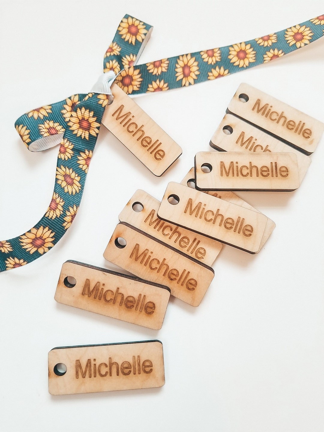 Mini Personalized Tags, Personalized Name Tags, Wood Tags, Present Tags ...