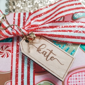 Pack of 10 Personalized Gift Tags, Name Tags for Gift Wrapping ...