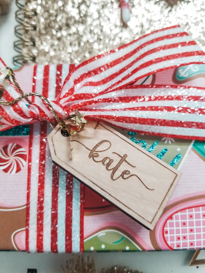 Pack of 10 Personalized Gift Tags Name Tags for Gift - Etsy