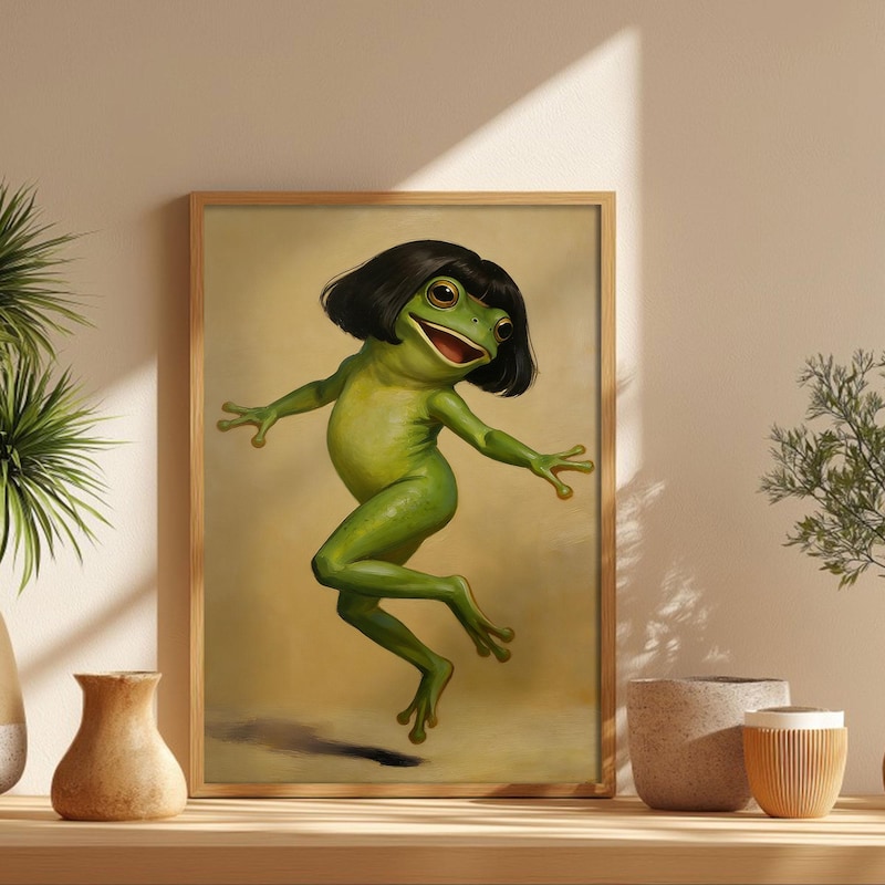 Whimsical Frog - Etsy
