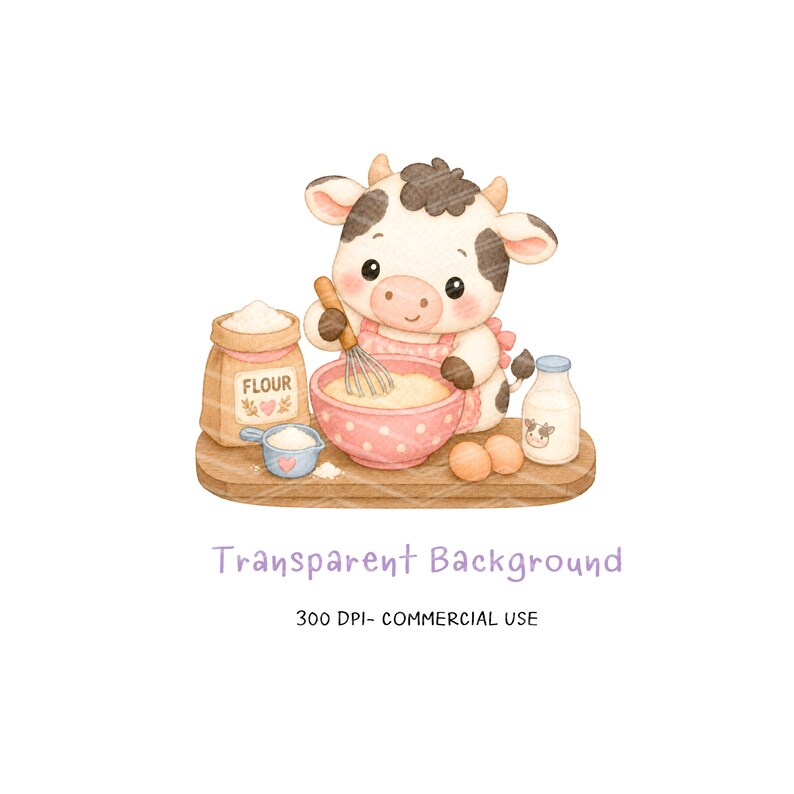 Happy Farm Animals Clipart Cute Kid Farm Life Clip Art Animal Clipart ...