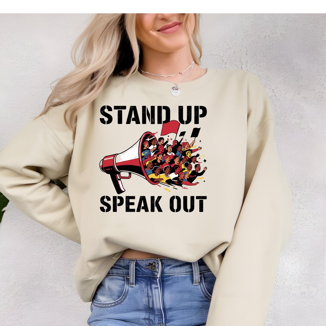 Stand up Speak Out Tee - Social Justice Activism Shirt - Etsy