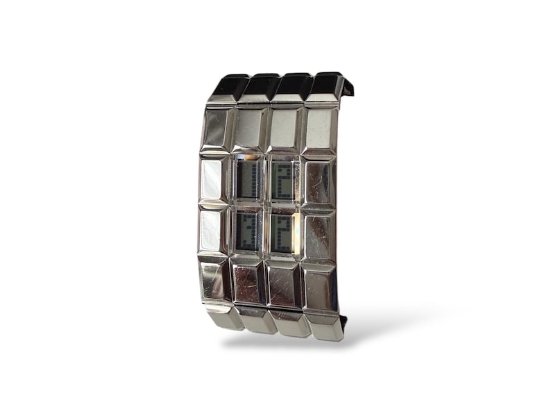 Vintage Chanel Early 2000s “chocolate” Stainless Steel Bracelet Watch ...