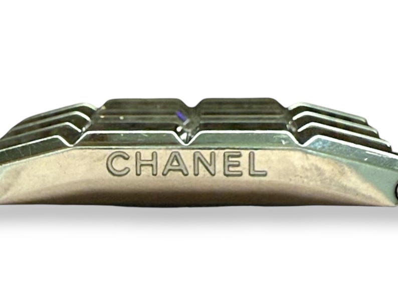 Vintage Chanel Early 2000s “chocolate” Stainless Steel Bracelet Watch ...