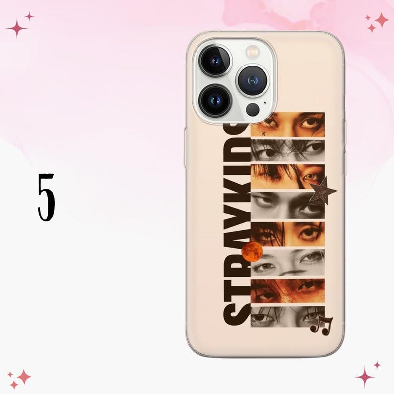 Stray Kids K-pop Phone Case, Lee Know Design, Tough, Clear, Glass ...
