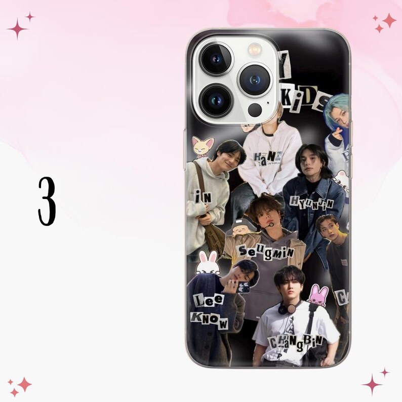 Stray Kids K-pop Phone Case, Lee Know Design, Tough, Clear, Glass ...