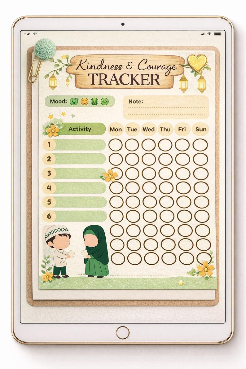The Joyful Ramadan Planner: Trackers, Games, Flash Cards & Meal Prep - Etsy