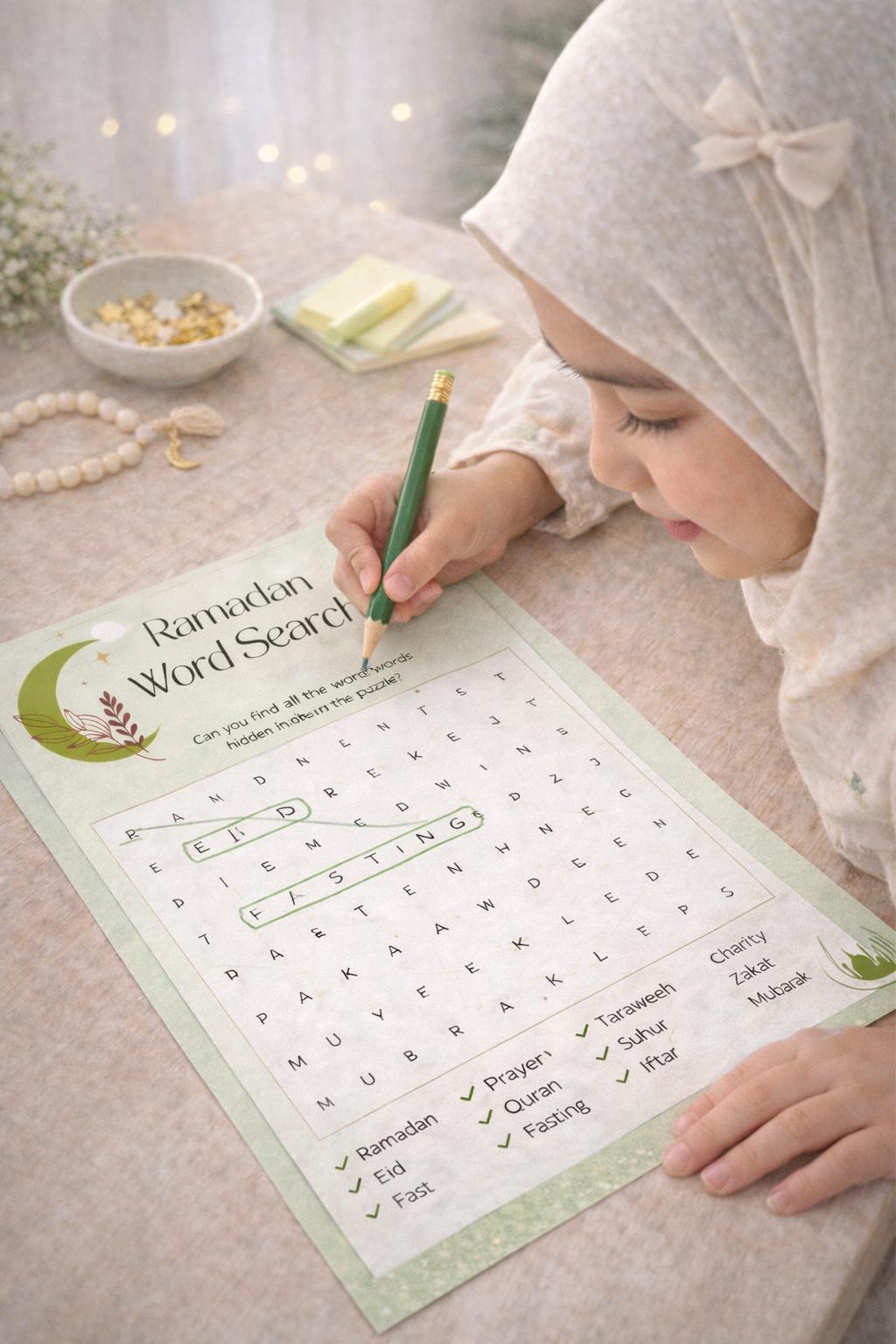 The Joyful Ramadan Planner: Trackers, Games, Flash Cards & Meal Prep - Etsy
