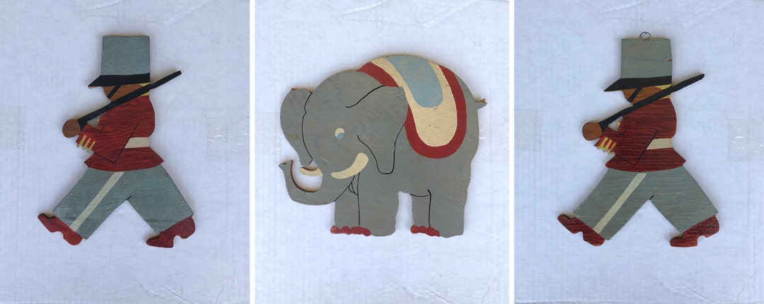 Vintage Circus Characters Wall Hangings for Kids Room - Etsy