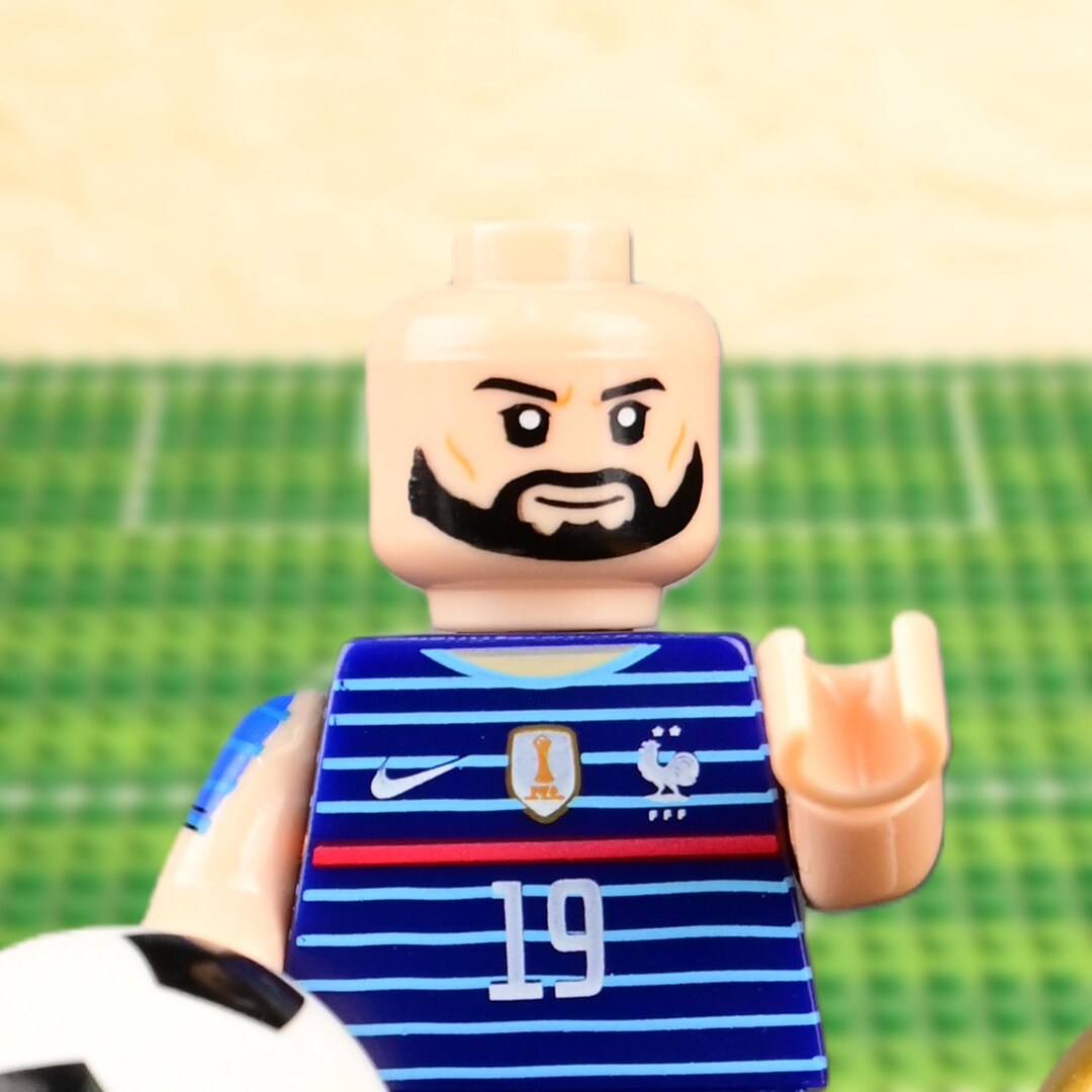 Karim Benzema France 19 Home Kit Minifigure With Ballon D'or Trophy - Etsy