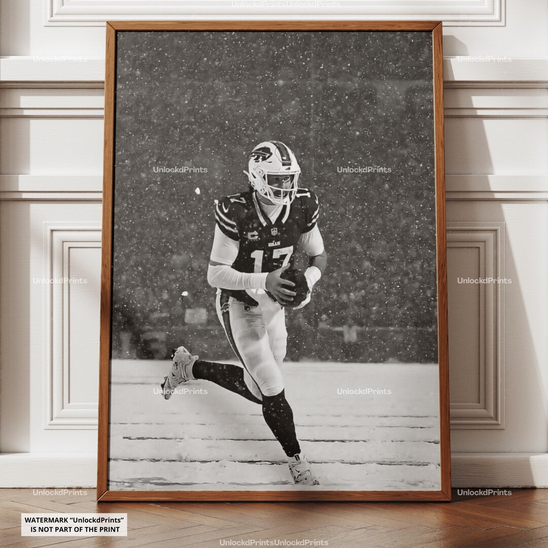 Josh Allen Poster, Buffalo Bills MVP, Allen Png, American Football Wall ...