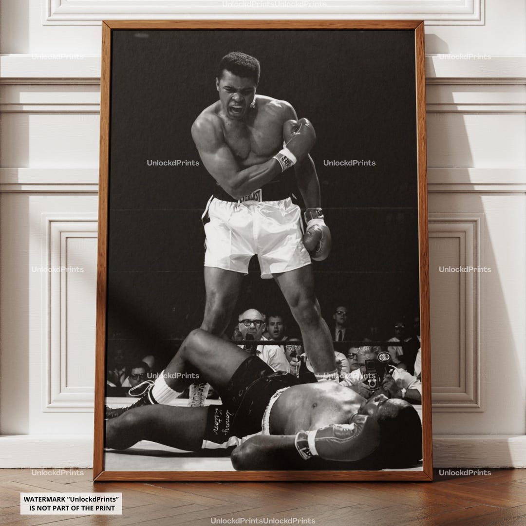 Muhammad Ali Poster, Ali Print Wall Art, the Greatest Decor, Boxing ...