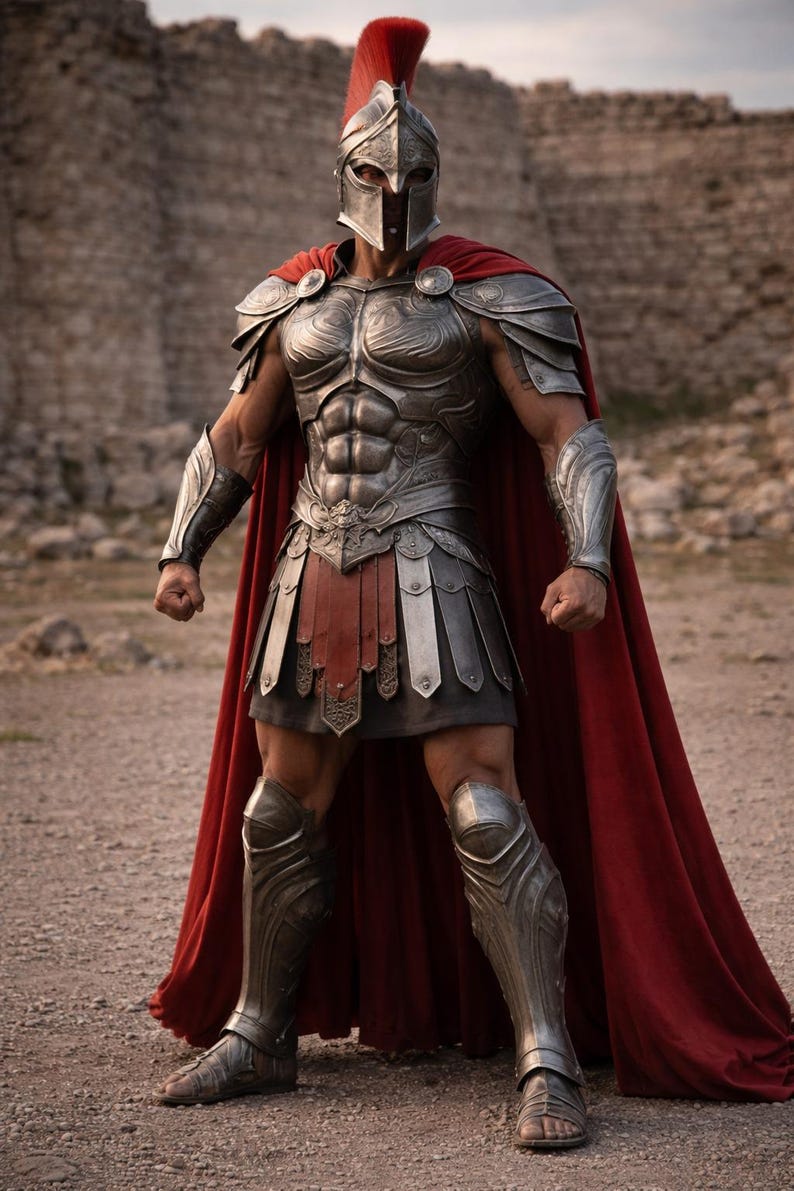 Medieval Spartan Leonidas Inspired Full Body Costume | Cosplay & Dress ...