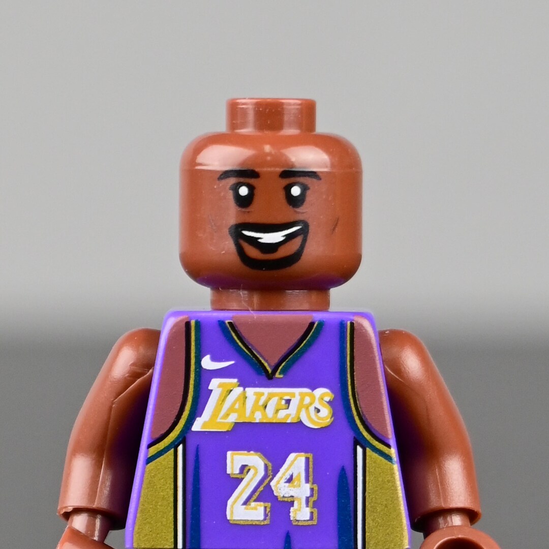 Los Angeles Lakers Kobe Bryant 24 Minifigure - Retirement Tribute ...