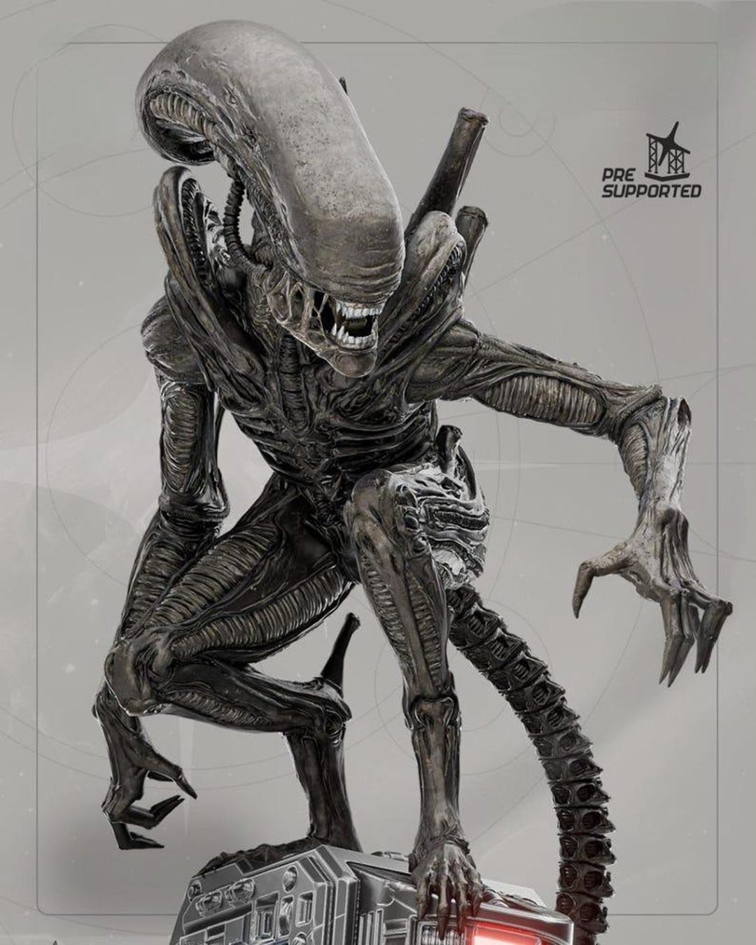 Xenomorph 3D STL Statue Print Model File - Etsy