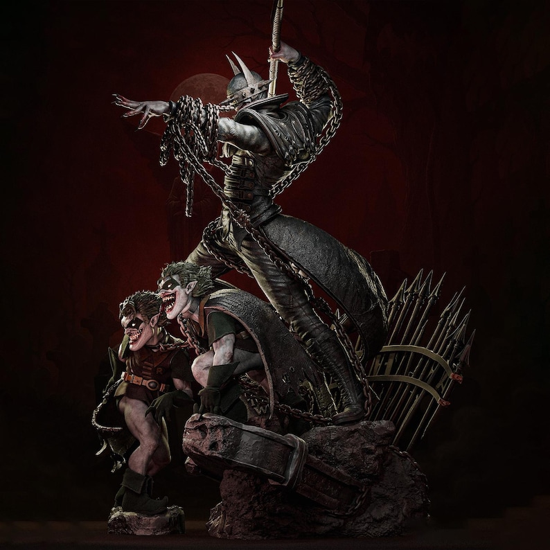 Gothic Reaper 3D STL Statue Print Model File - Etsy