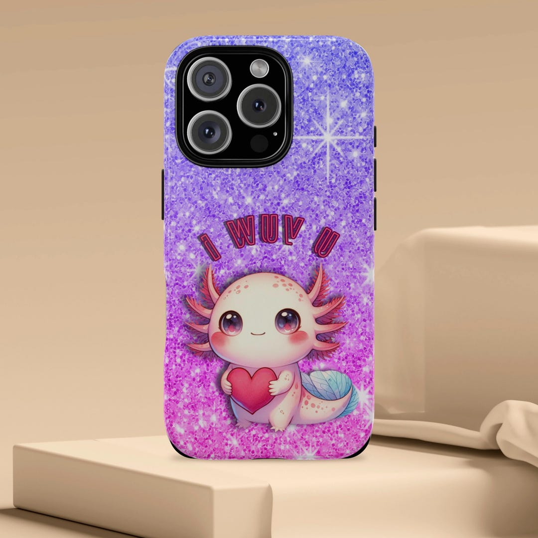 Phone Case Gift for Her, Cute Axolotl Phone Case for Girlfriend, Best ...