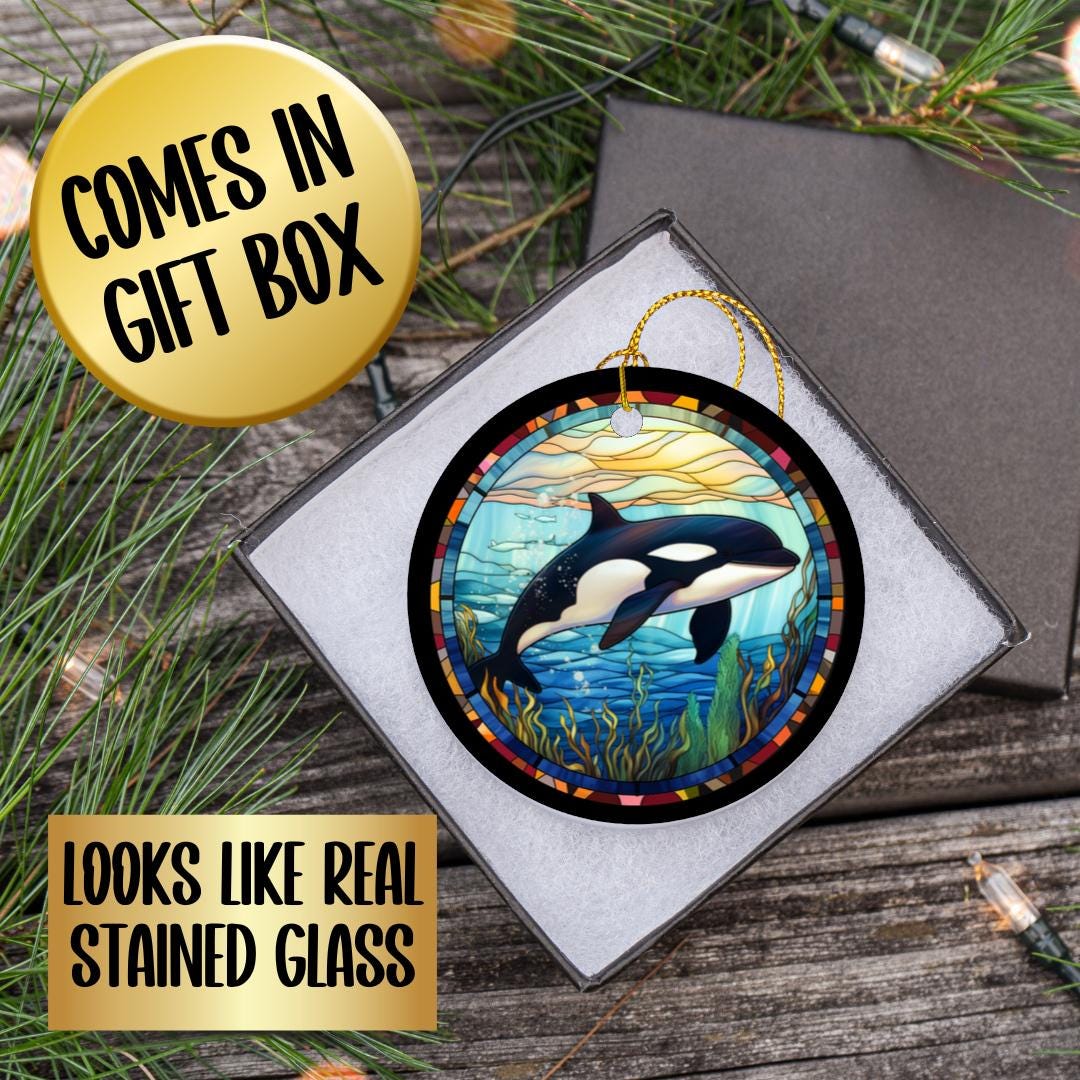 Whale Christmas Ornament Gift, Christmas Holiday Decoration, Secret ...
