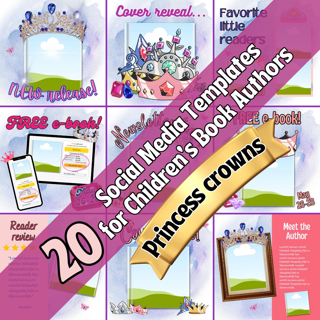 Social Media Posts for Authors - INSTANT DOWNLOAD – 3D Book Cover Mock ...