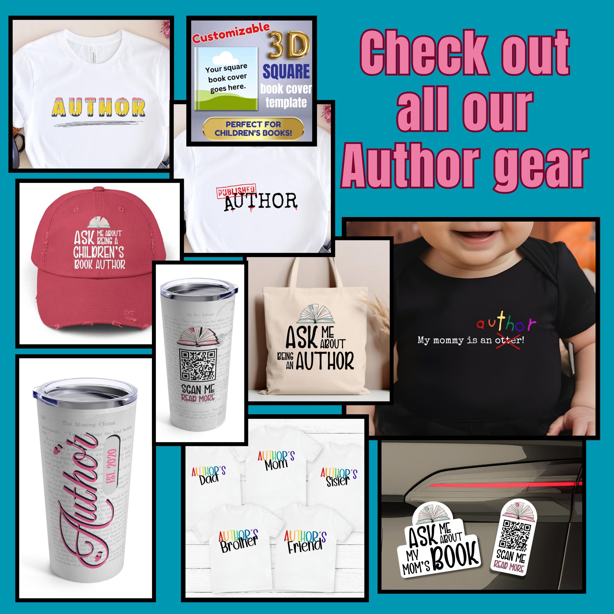 Social Media Graphics for Authors - INSTANT DOWNLOAD – 3D Book Cover ...