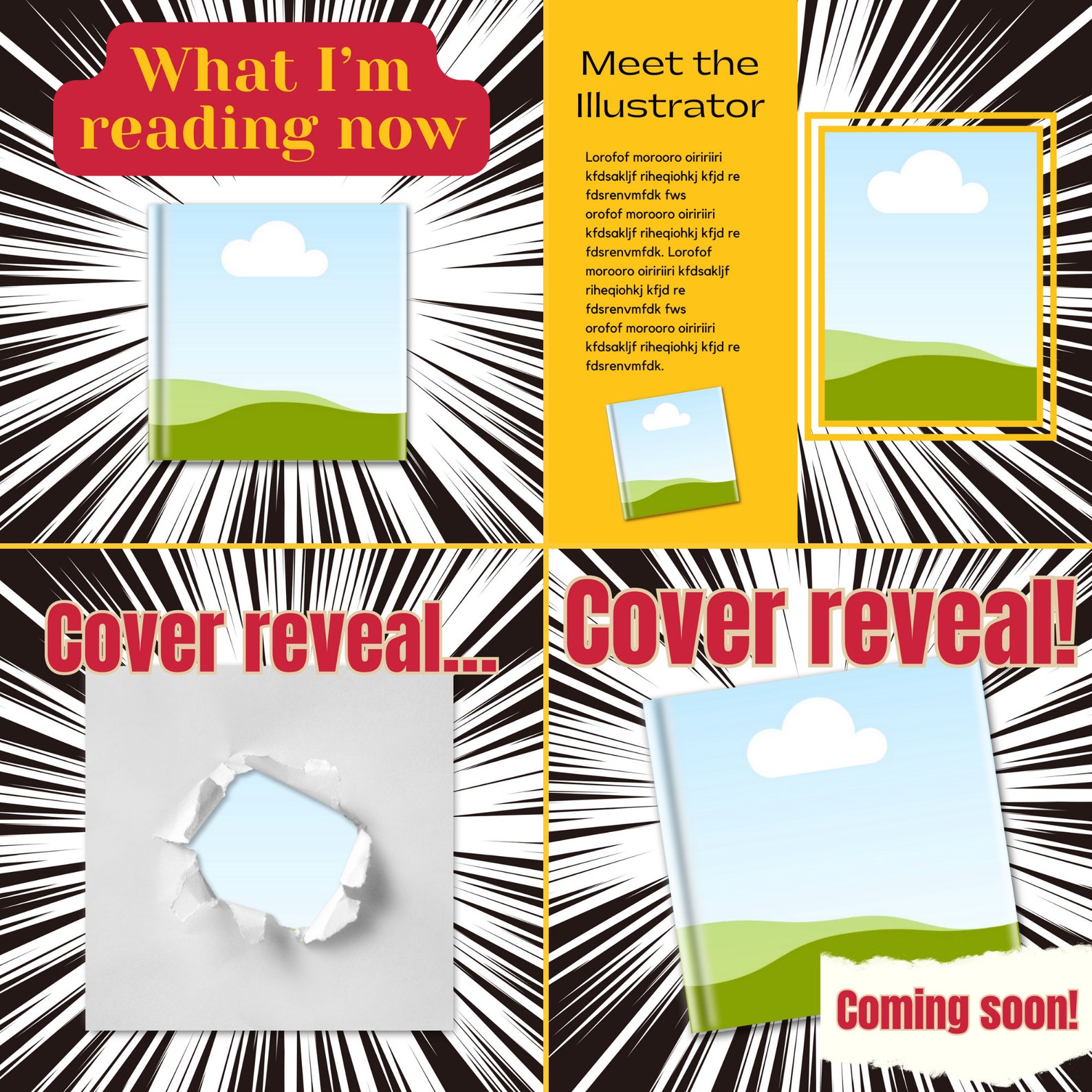 Social Media Graphics for Authors - INSTANT DOWNLOAD – 3D Book Cover ...