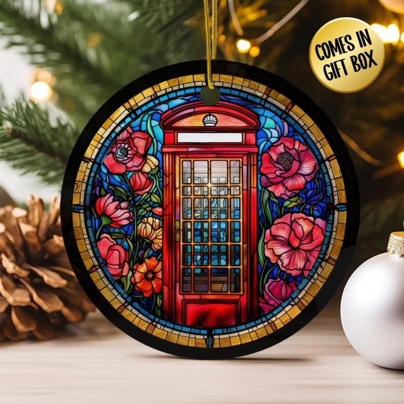 Red Telephone Box - Etsy