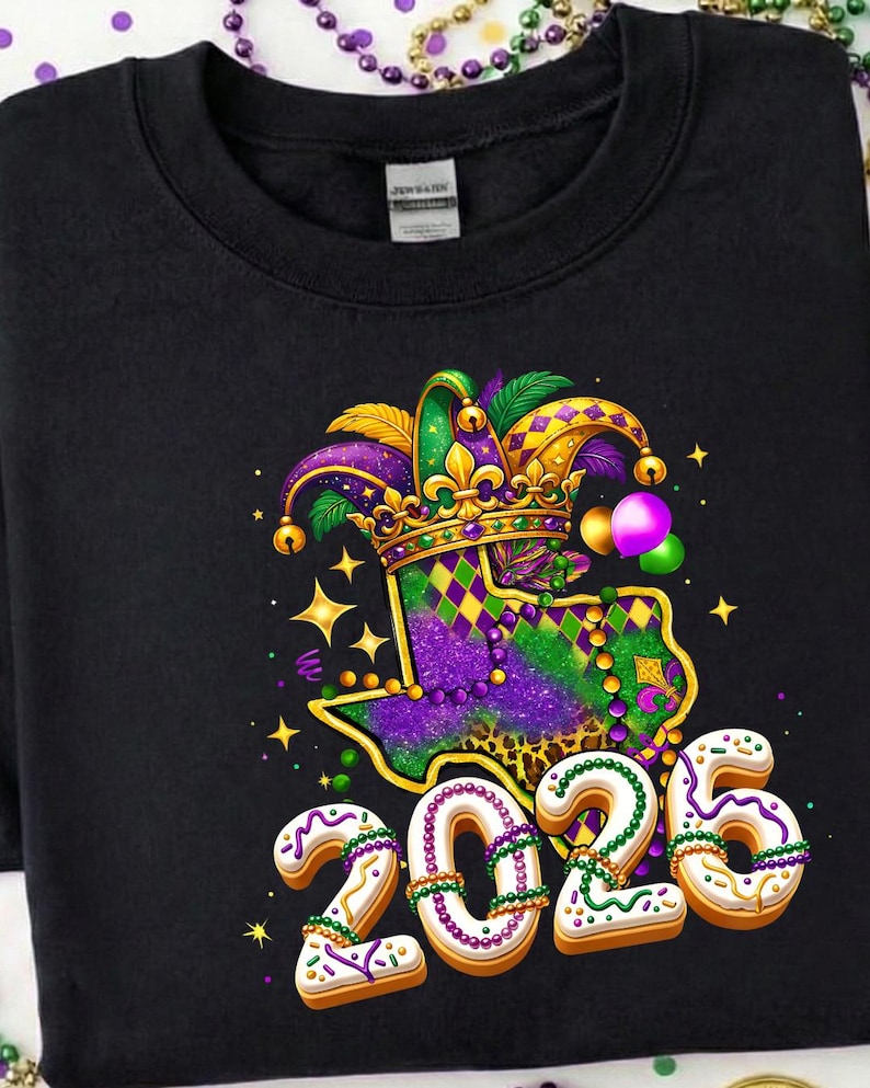 Mardi Gras 2026 Texas PNG | Carnival Sublimation Design | Fat Tuesday ...