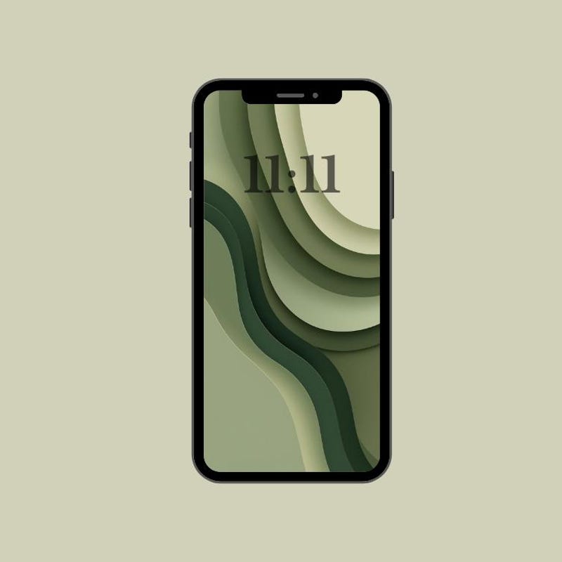 Olive Design Wallpaper - Etsy