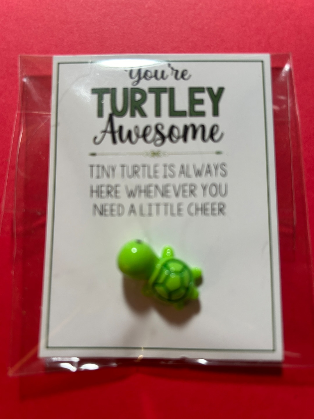 You're Turtley Awesome -little Thank You, Good Luck Charm, Thinking of ...