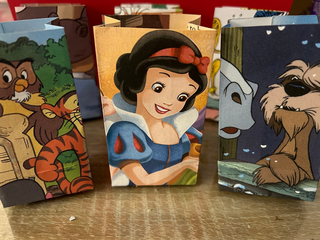 Twelve Mini Storybook Paper Bags Created From Children's Book Pages for ...