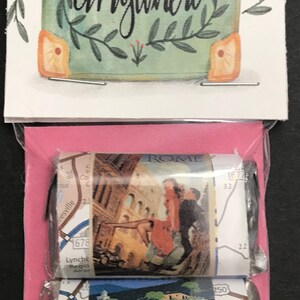 SIX Packs of Candy Travel Theme Favors for Travel Theme Event, Wedding ...