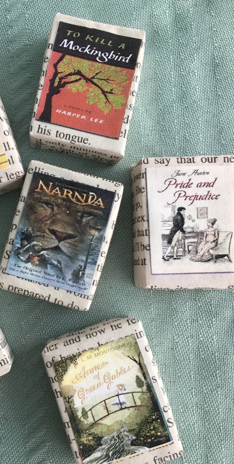 12 Book Lover Literary Mini Guest Soaps for Book Clubs - Etsy