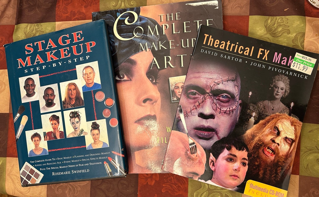 SET of THREE Guide Books to Theatrical Stage Make up and Special ...