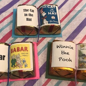 Storybook Candy Book Favors With Children's Book Images - Great for ...