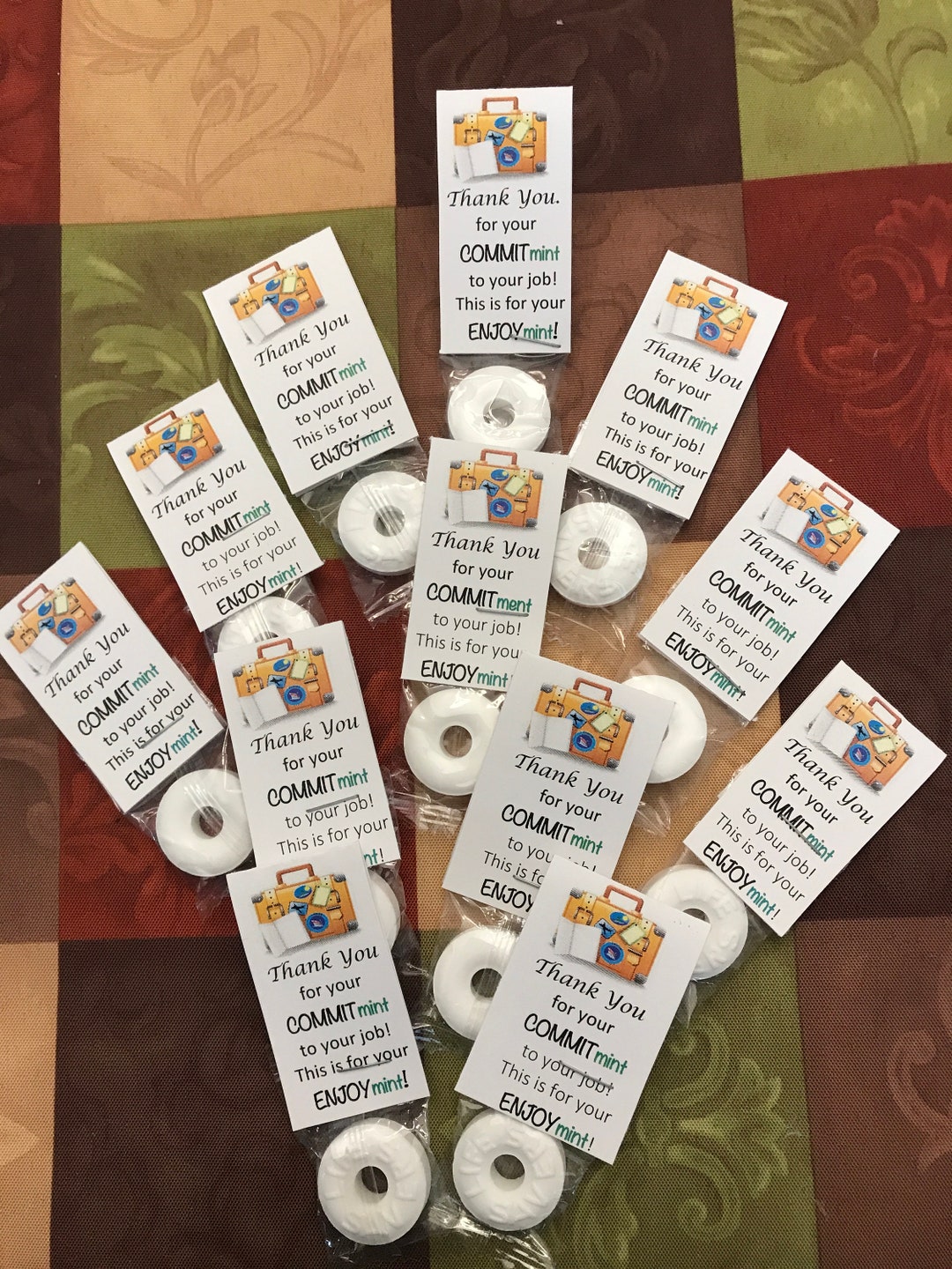 Travel Thank You, Gift, Appreciation Mints - 12 in Each Listing - Etsy