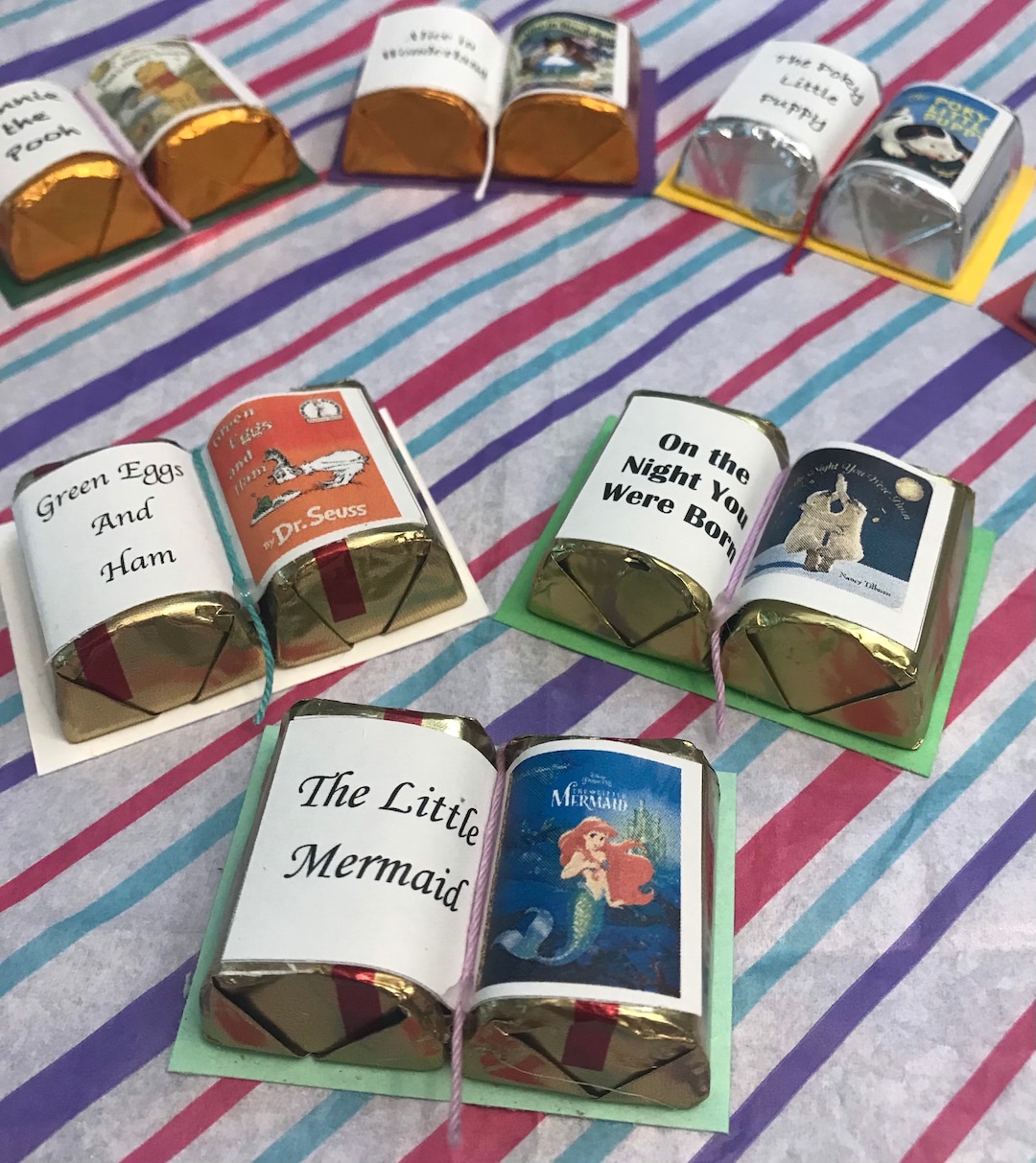 Storybook Candy Book Favors With Children's Book Images - Great for ...