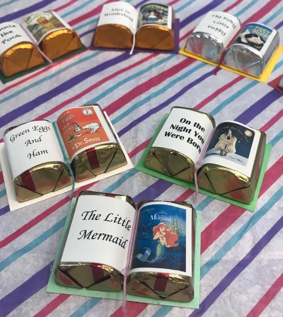 Storybook Candy Book Favors With Children's Book Images | Etsy