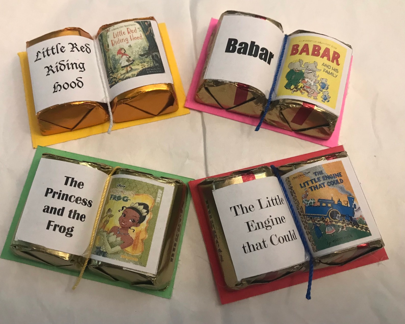 Storybook Candy Book Favors With Children's Book Images | Etsy