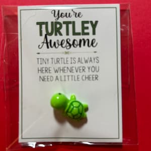 You're Turtley Awesome -little Thank You, Good Luck Charm, Thinking of ...