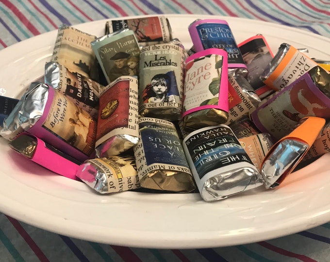Book Club Favors 5 Luminary Bags Book Club Party Book - Etsy