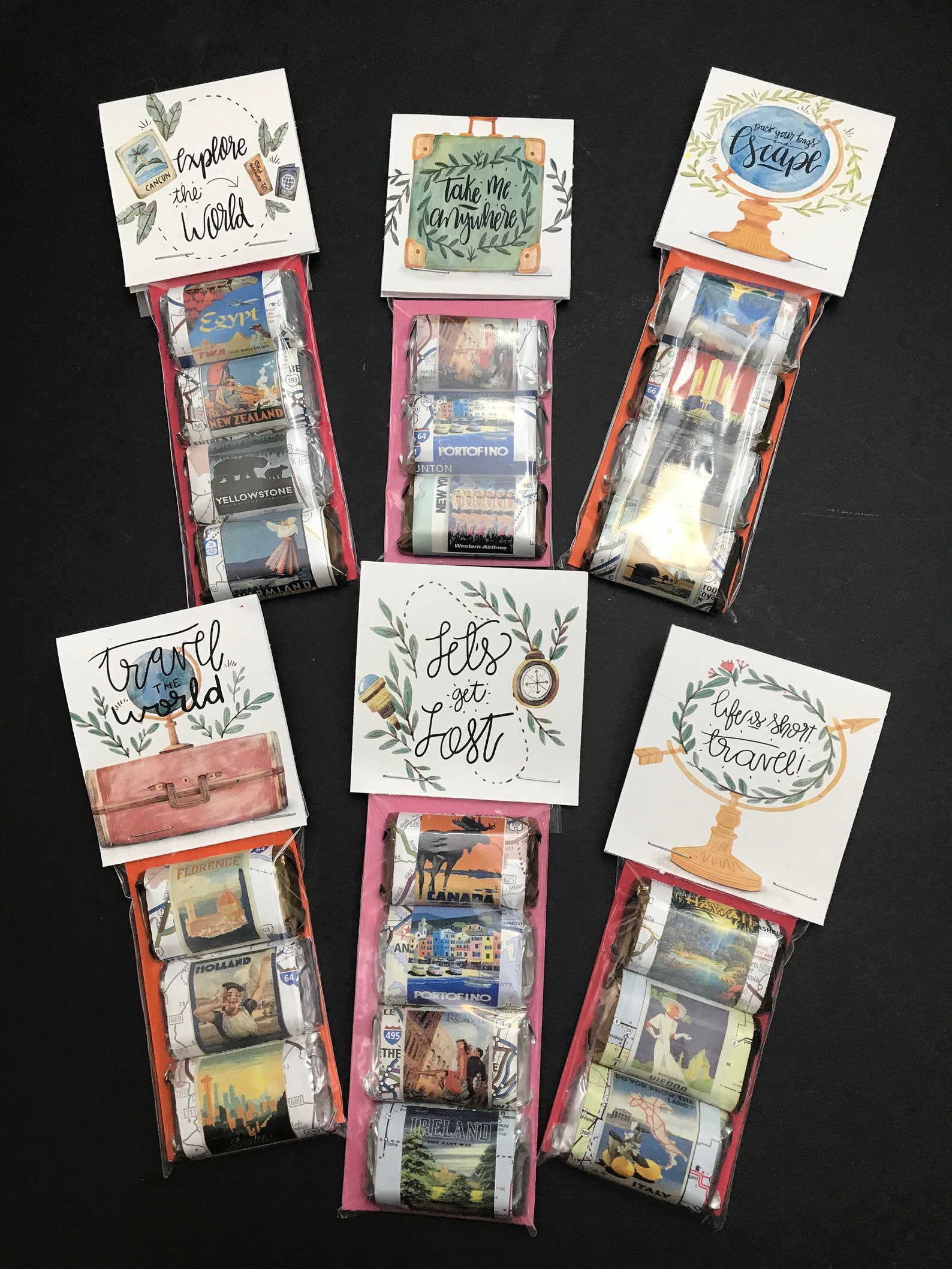 SIX Packs Of Candy Travel Theme Favors For Travel Theme Event Etsy six-packs-of-candy-travel-theme-favors-for-travel-theme-event-etsy