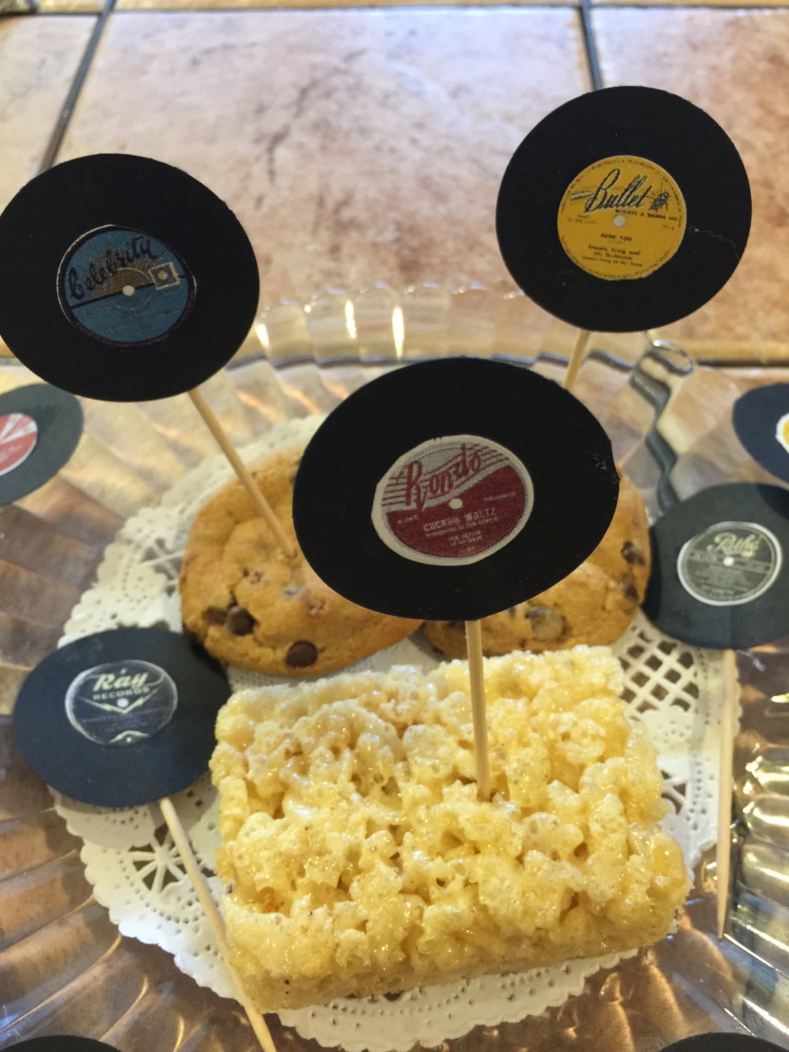 Twelve Vintage 50's 60's Mini LP Records Cupcake and Food Picks - Etsy