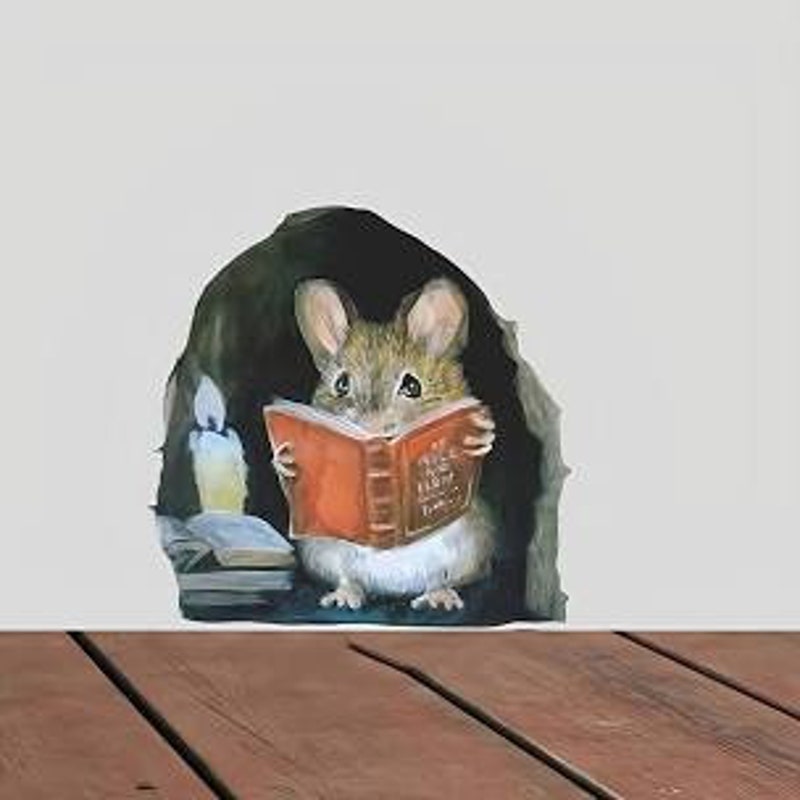 Reading Wall Decal - Etsy