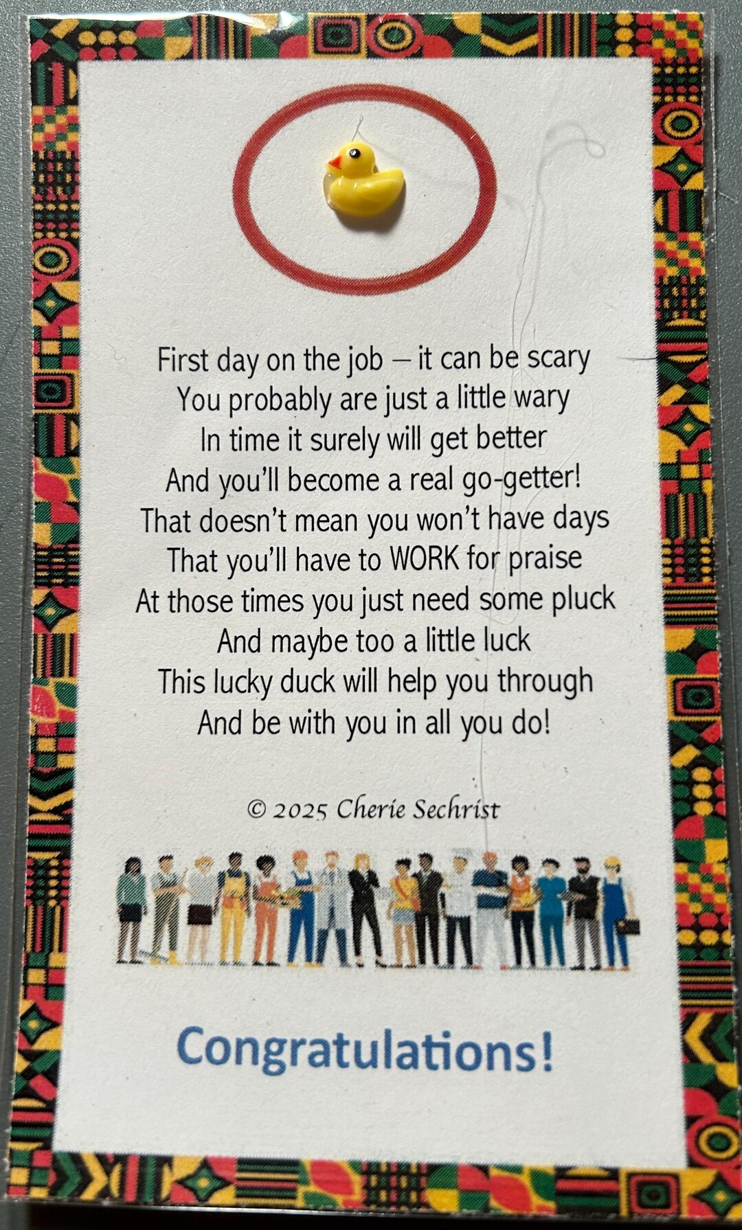 First Day on a New Job Good Luck Card - Etsy