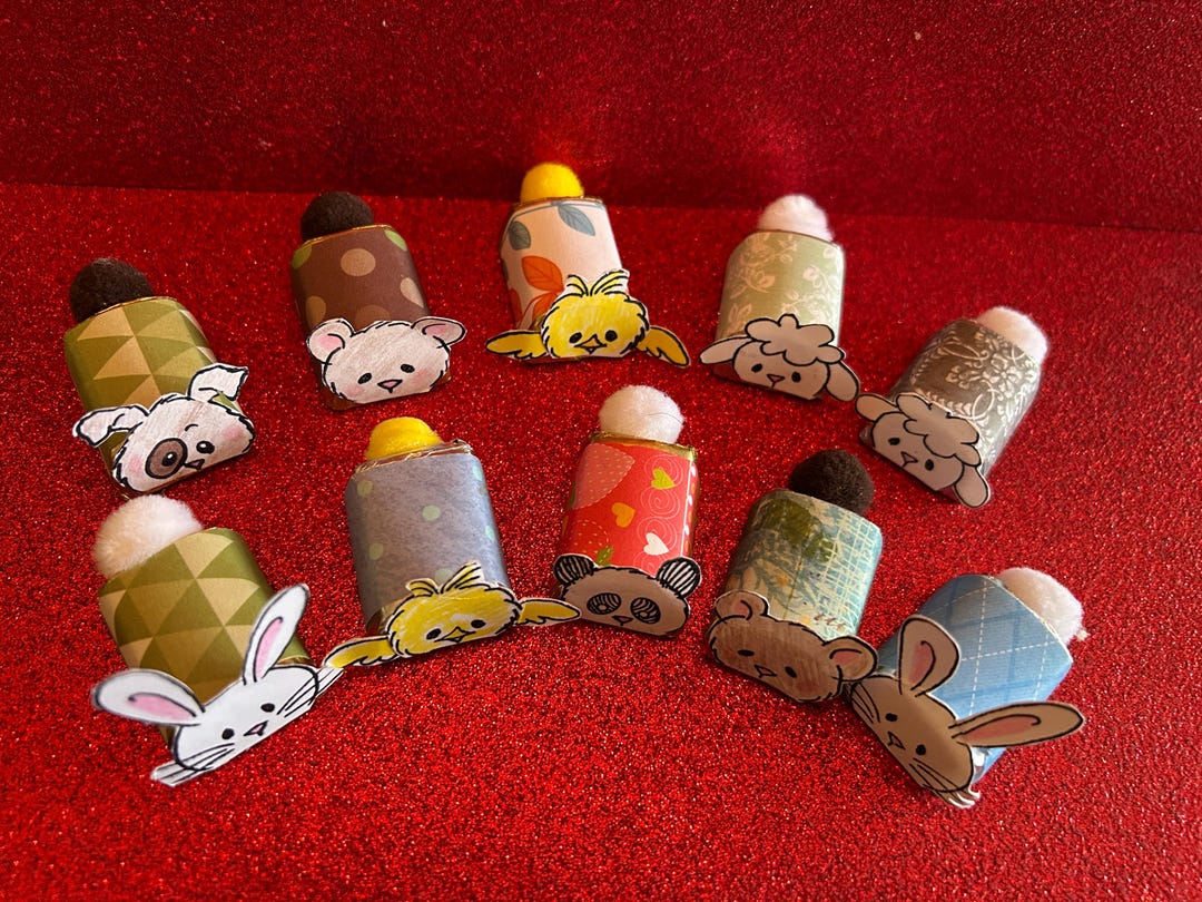 Ten Candy Nugget Animal Favors - Etsy