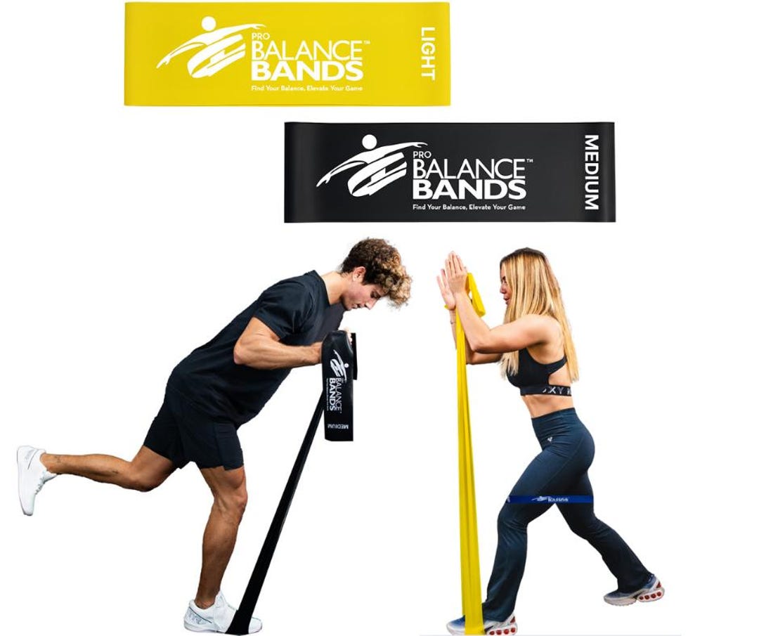 72" Natural Latex Resistance Bands – Pro Balance, Workout Videos - Etsy