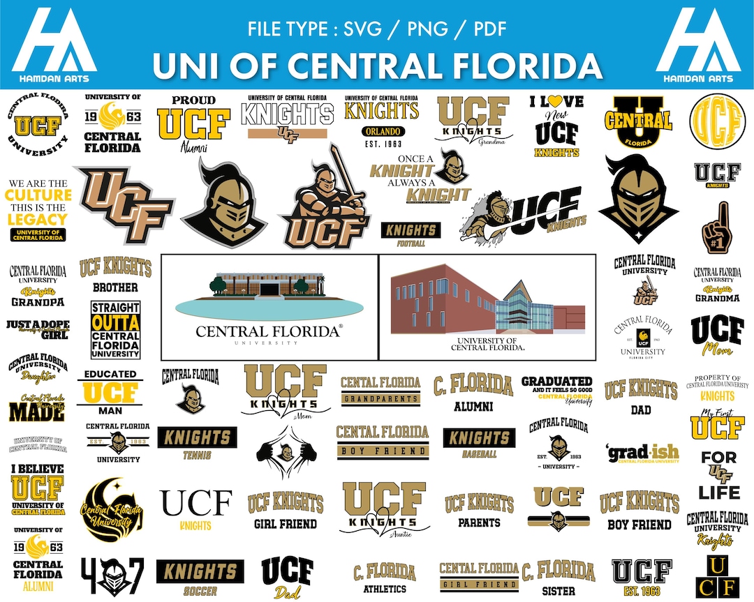 Central Florida University Svg Bundle CFU Png Bundle Florida Knights ...