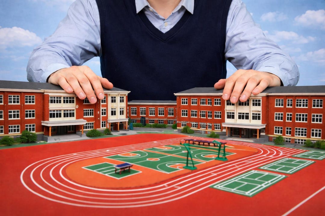 Custom School & Campus Scale Model | Handcrafted Educational Miniature ...